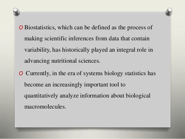 Application Of Biostatistics