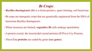 Application of biotechnology in agriculture | PPTX
