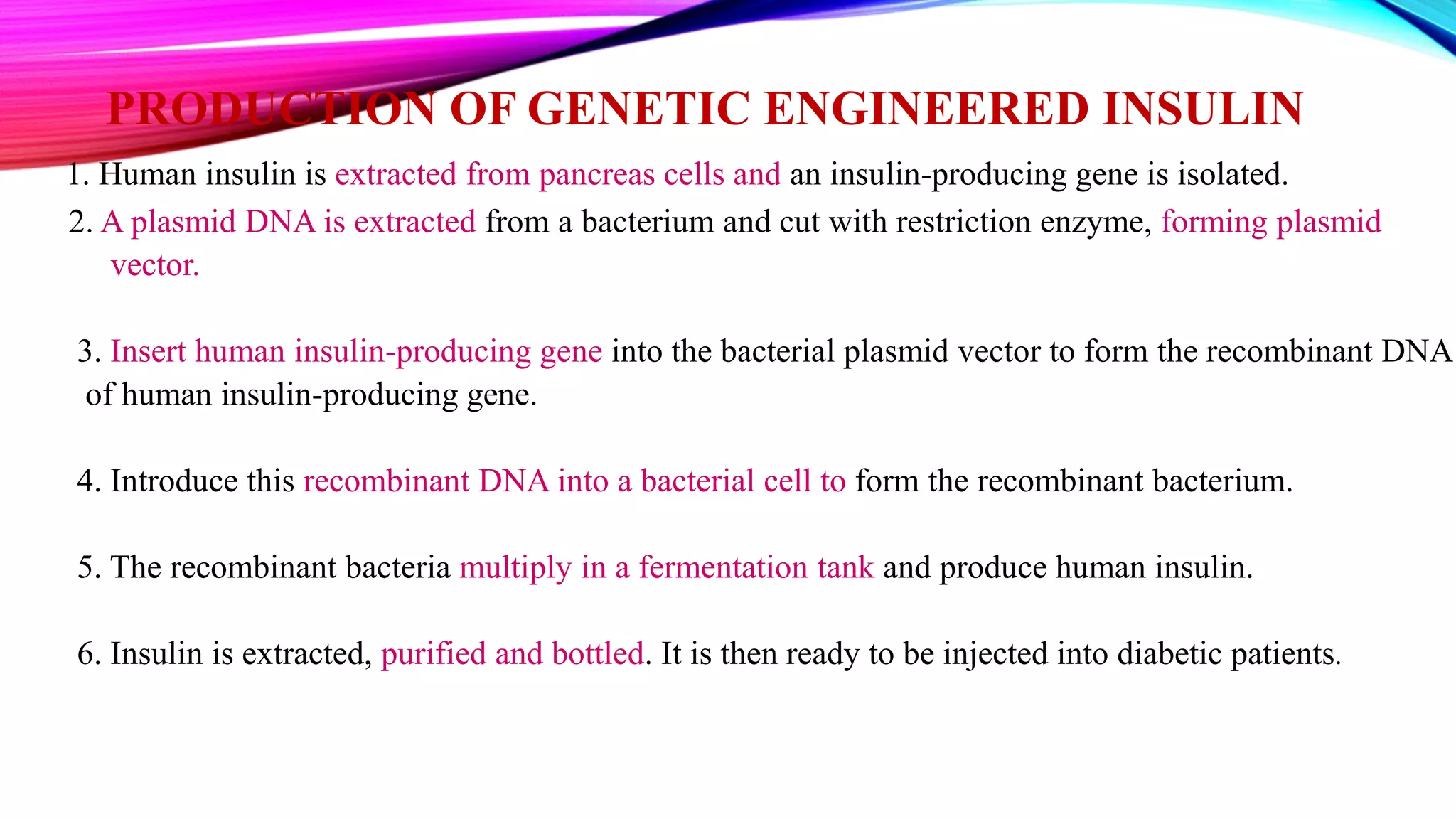 Application of biotechnology in medicine | PPTX