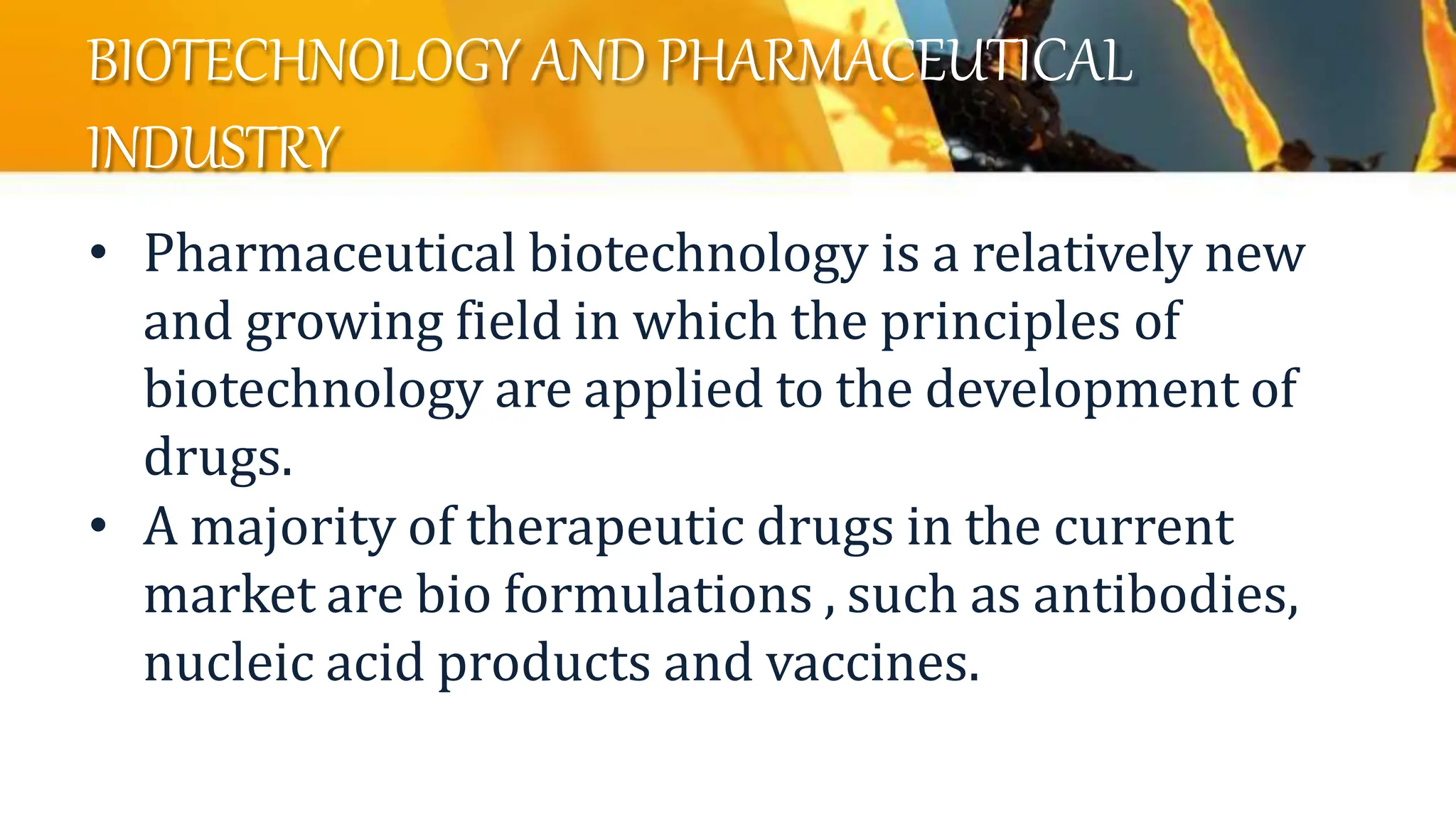 APPLICATION OF BIOTECHNOLOGY IN PHARMACEUTICALS.pptx