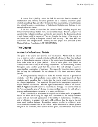 Application of calculas in mdc | PDF