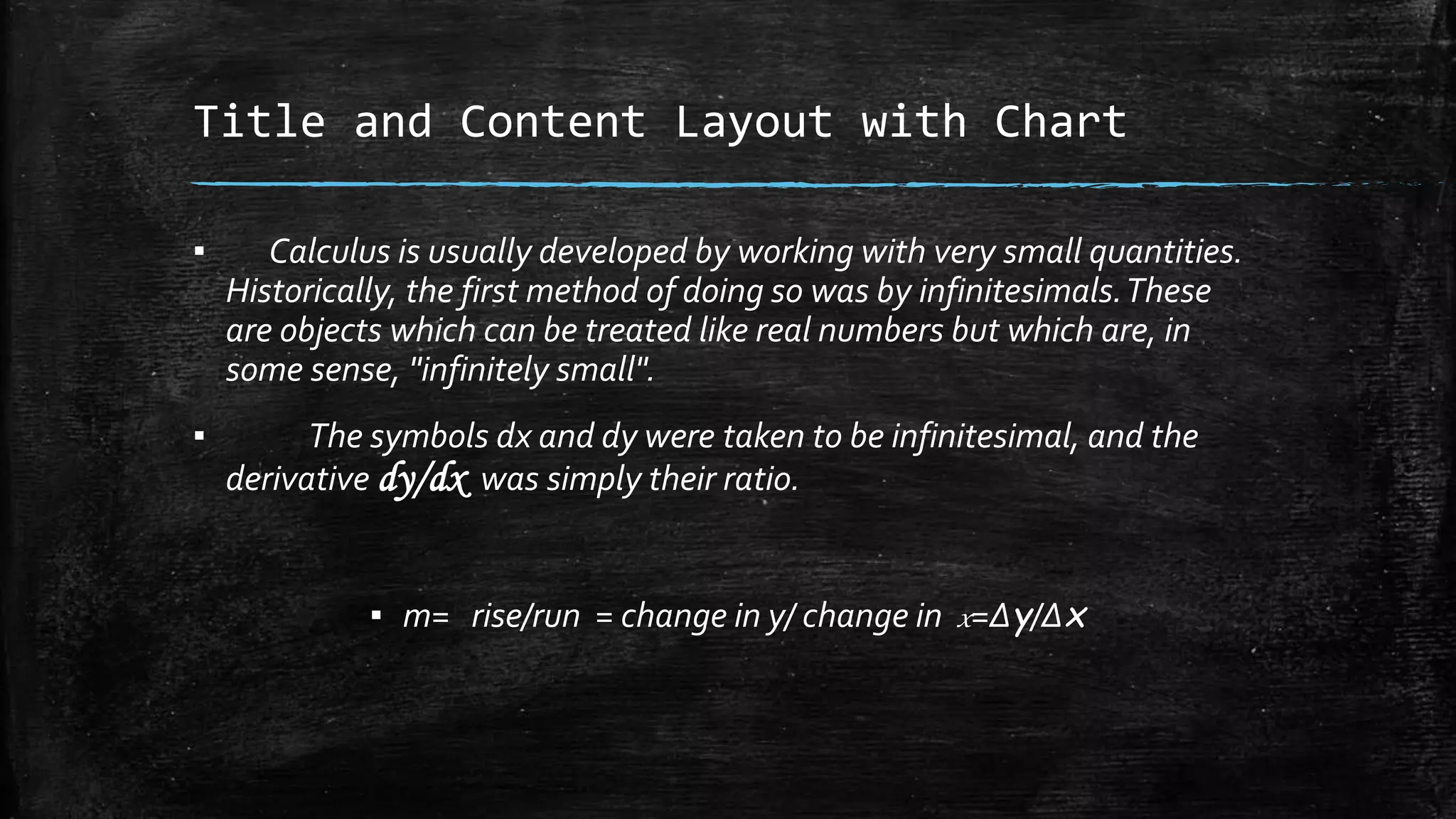 Application of calculus | PPTX