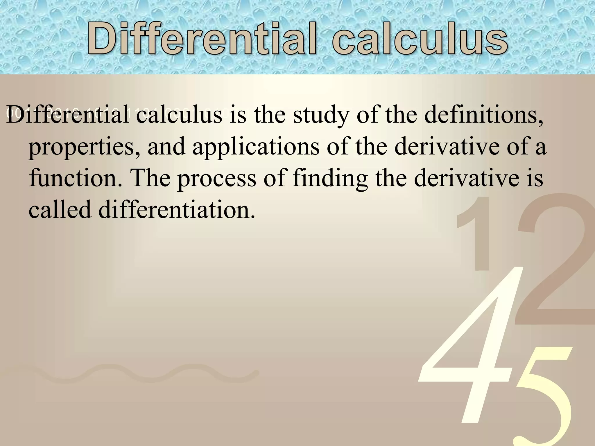 Application of calculus in business | PPTX