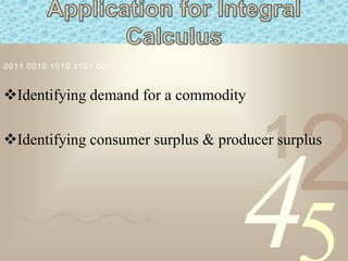 Application of calculus in business | PPTX