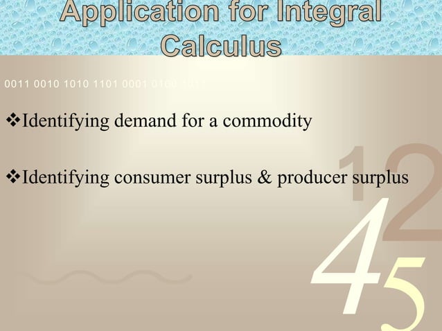 Application of calculus in business | PPTX | Physics | Science