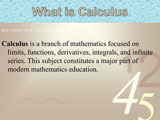 Application of calculus in business | PPTX
