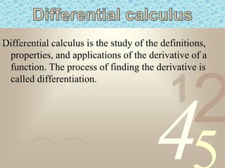 Application of calculus in business | PPTX