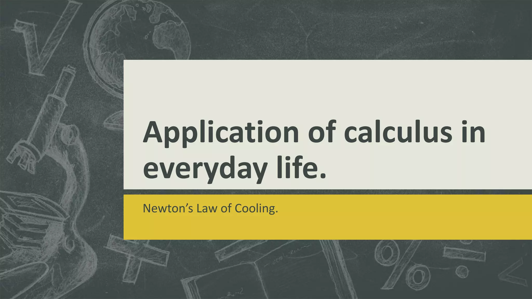 Application of calculus in everyday life | PPTX
