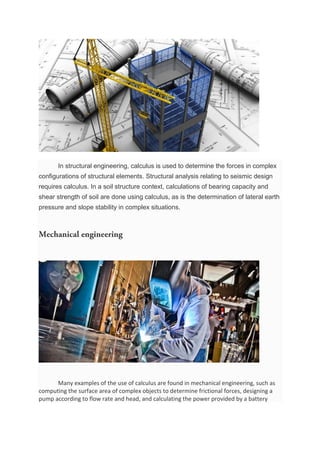 Application of calculus in our daily life | PDF