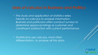 Application of calculus in real life. | PPT