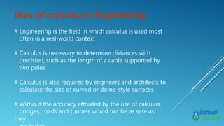 Application of calculus in real life. | PPT