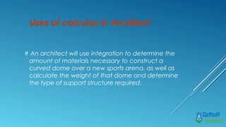 Application of calculus in real life. | PPT