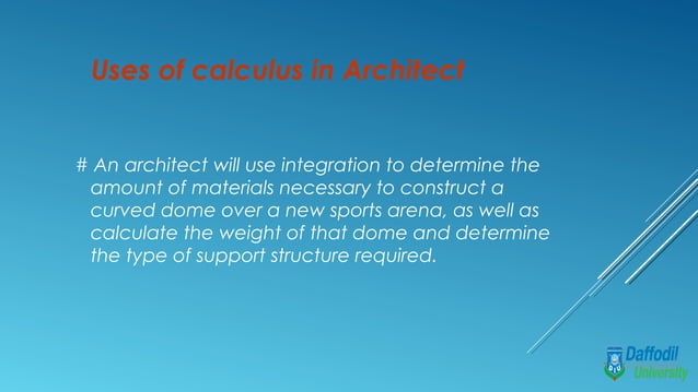 Application of calculus in real life. | PPT