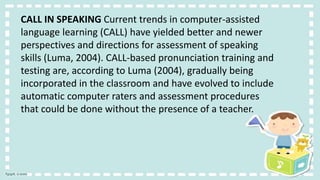 Application of call in language learning classroom | PPTX