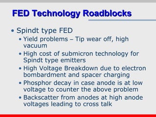 Application of carbon nanotube in fed display | PPT