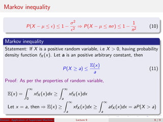 Application of Chebyshev and Markov Inequality in Machine Learning | PPT