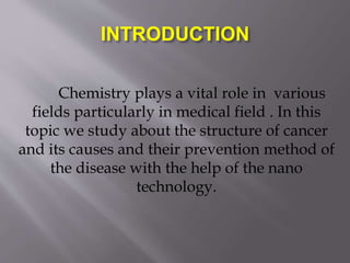Application of chemistry | PPTX