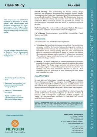 Application of cheque truncation system | PDF