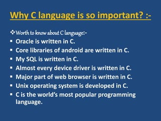 Application of C language by Sonu kumar.pptx