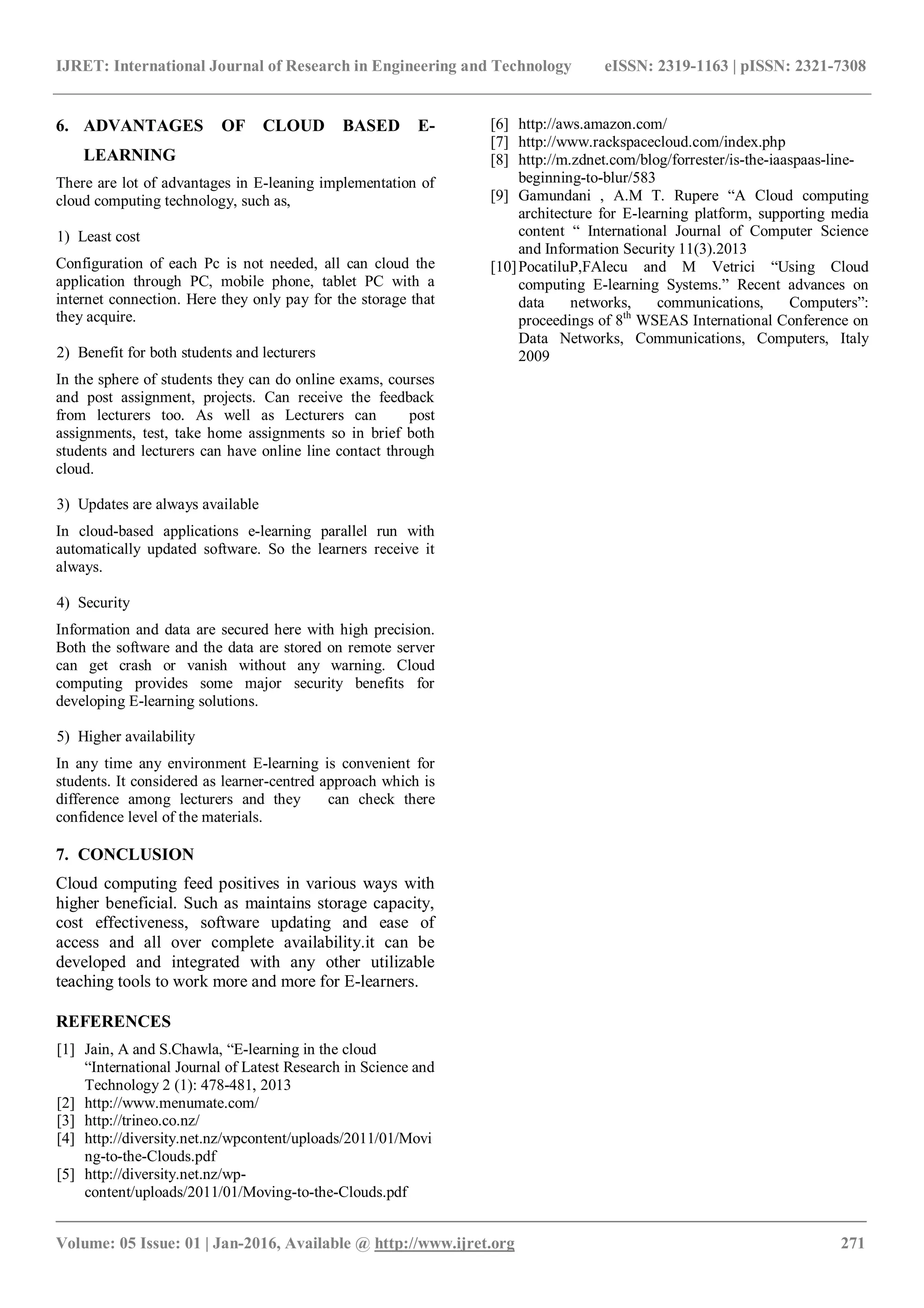 Application of cloud computing based on e learning teaching tool | PDF
