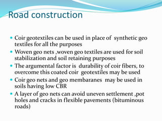Application of coir fiber in civil Engg.pptx