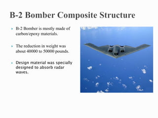 Application of composite materials in aerospace industry | PPTX