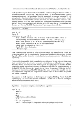 Application of compressed sampling | PDF