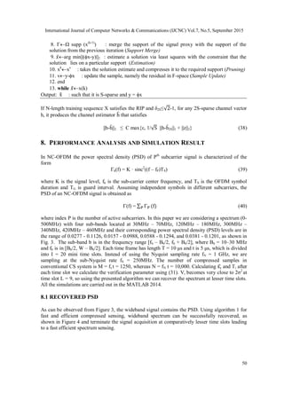 Application of compressed sampling | PDF