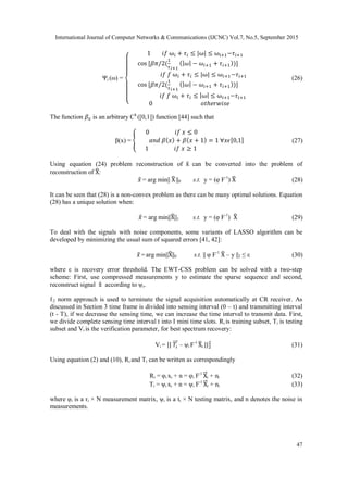 Application of compressed sampling | PDF
