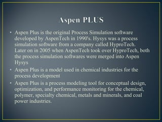Application of computer in chemical industry | PPT