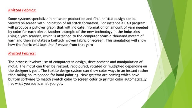 Application of computer in garments industry | PPTX | Desktop ...