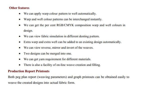 Application of computer in textile manufacturing | PPTX