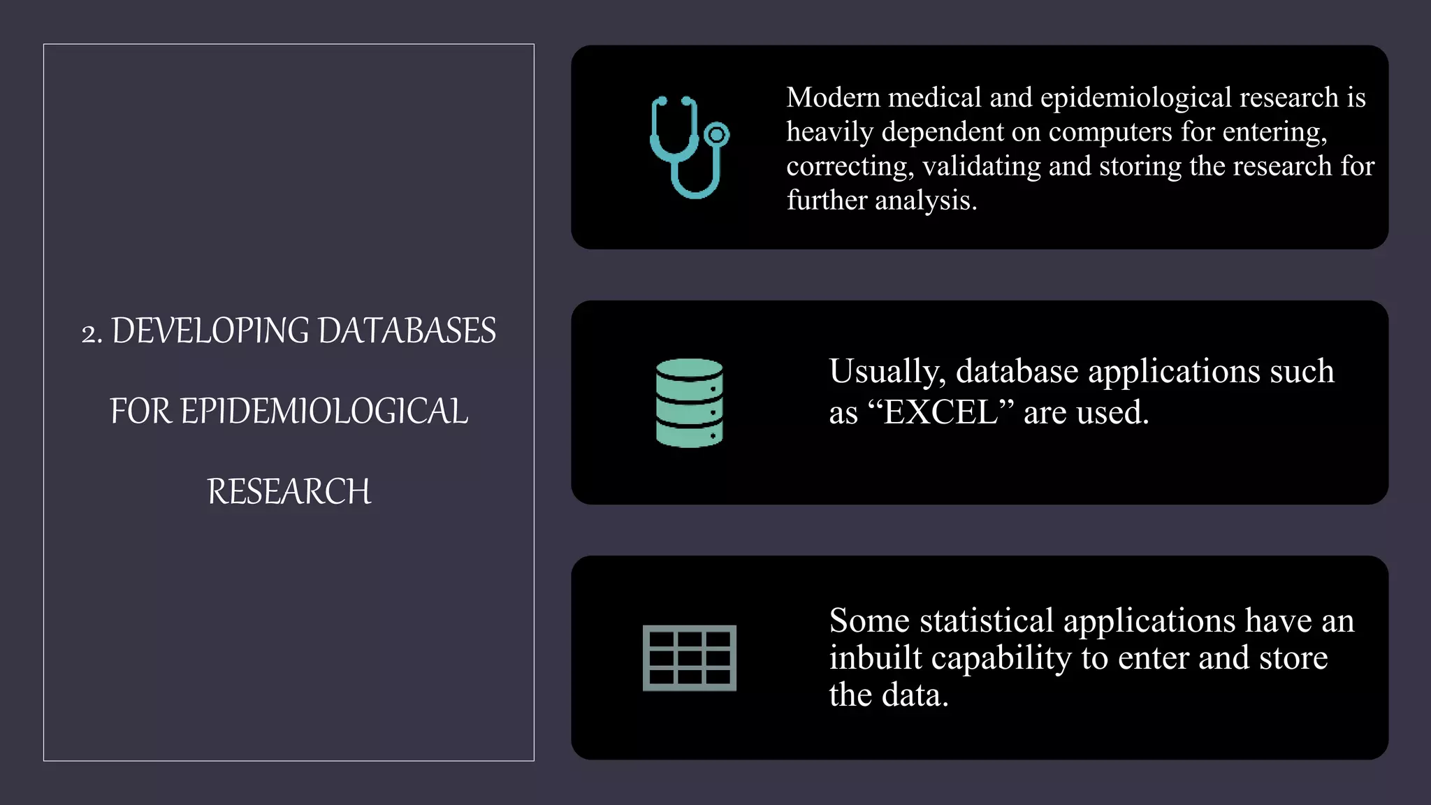 APPLICATION OF COMPUTERS IN EPIDEMIOLOGY AND PUBLIC HEALTH - ANJALI MAM ...