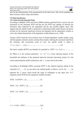 Application of contingent valuation method (cvm) in | PDF