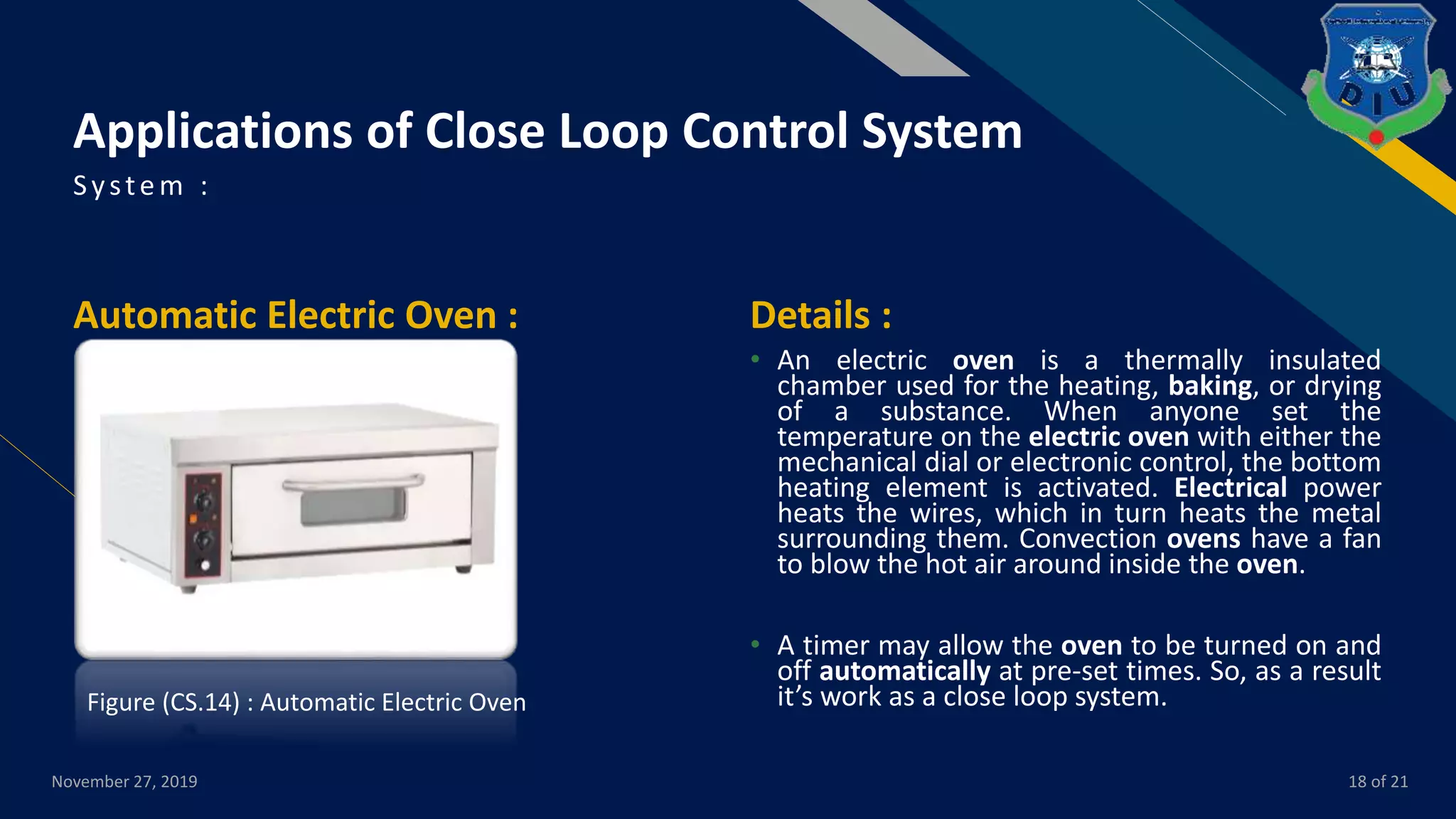 Application of control system | PPTX