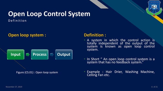 Application of control system | PPTX