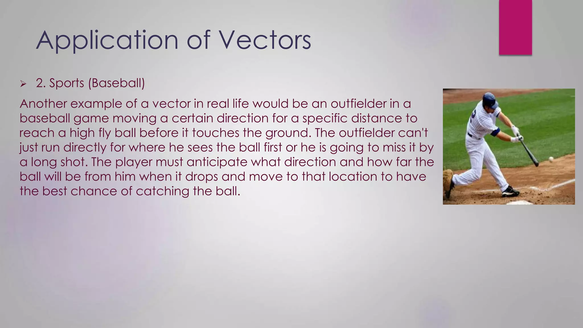 Application of coordinate system and vectors in the real life | PPTX