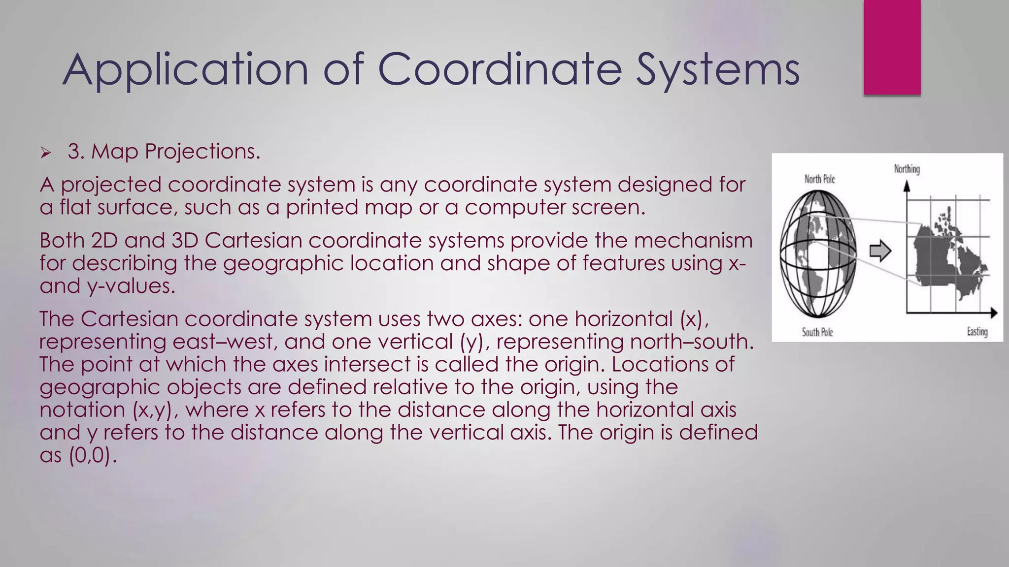Application of coordinate system and vectors in the real life | PPTX