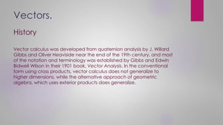 Application of coordinate system and vectors in the real life | PPTX