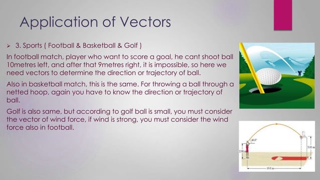 Application of coordinate system and vectors in the real life | PPTX