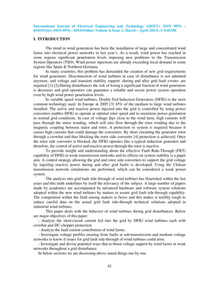 Application of crowbar protection on dfig based wind turbine connected to grid-2 | PDF