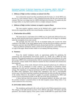 Application of crowbar protection on dfig based wind turbine connected ...
