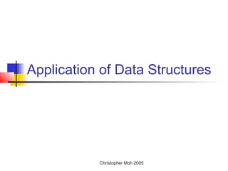 Applications of datastructures | PPT