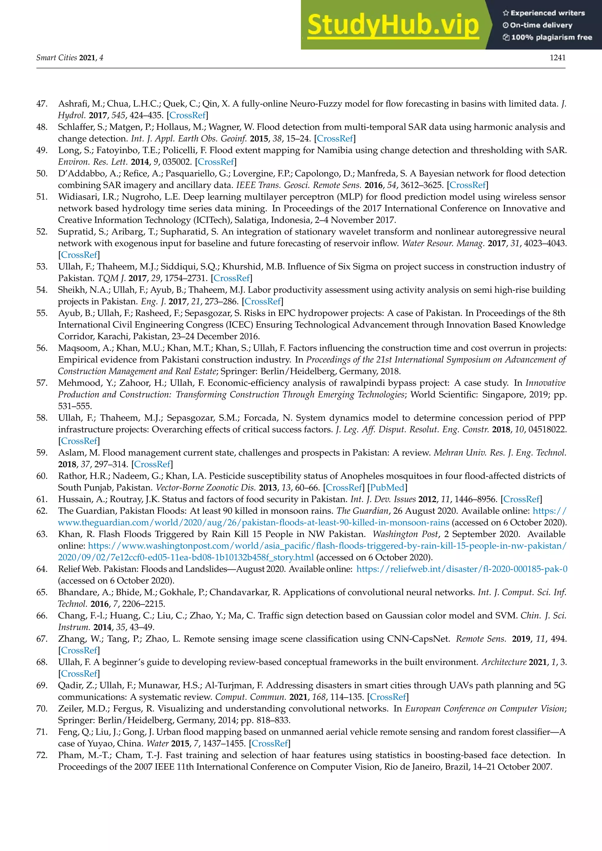 Application Of Deep Learning On UAV-Based Aerial Images For Flood ...
