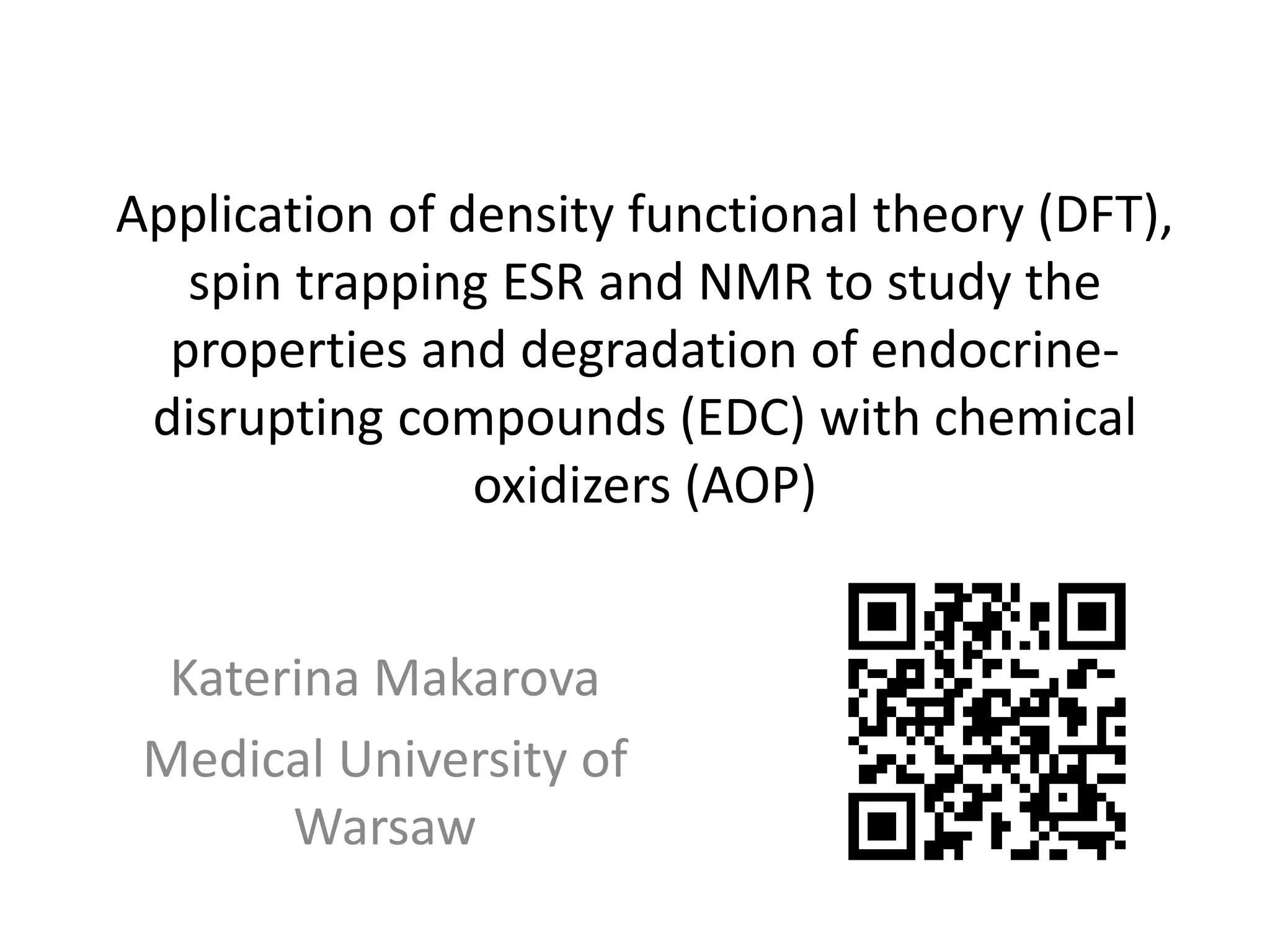 Application Of Density Functional Theory Dft Pptx
