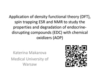 Application of density functional theory (dft), | PPTX