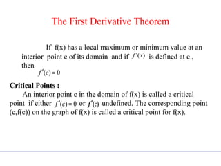 Application of derivative | PPT