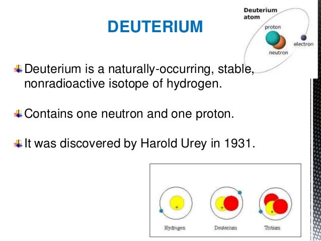 Application of deuterium in drug discovery