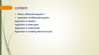 Application of Differential.pptx | Physics | Science