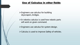 Application of differential and integral | PPTX